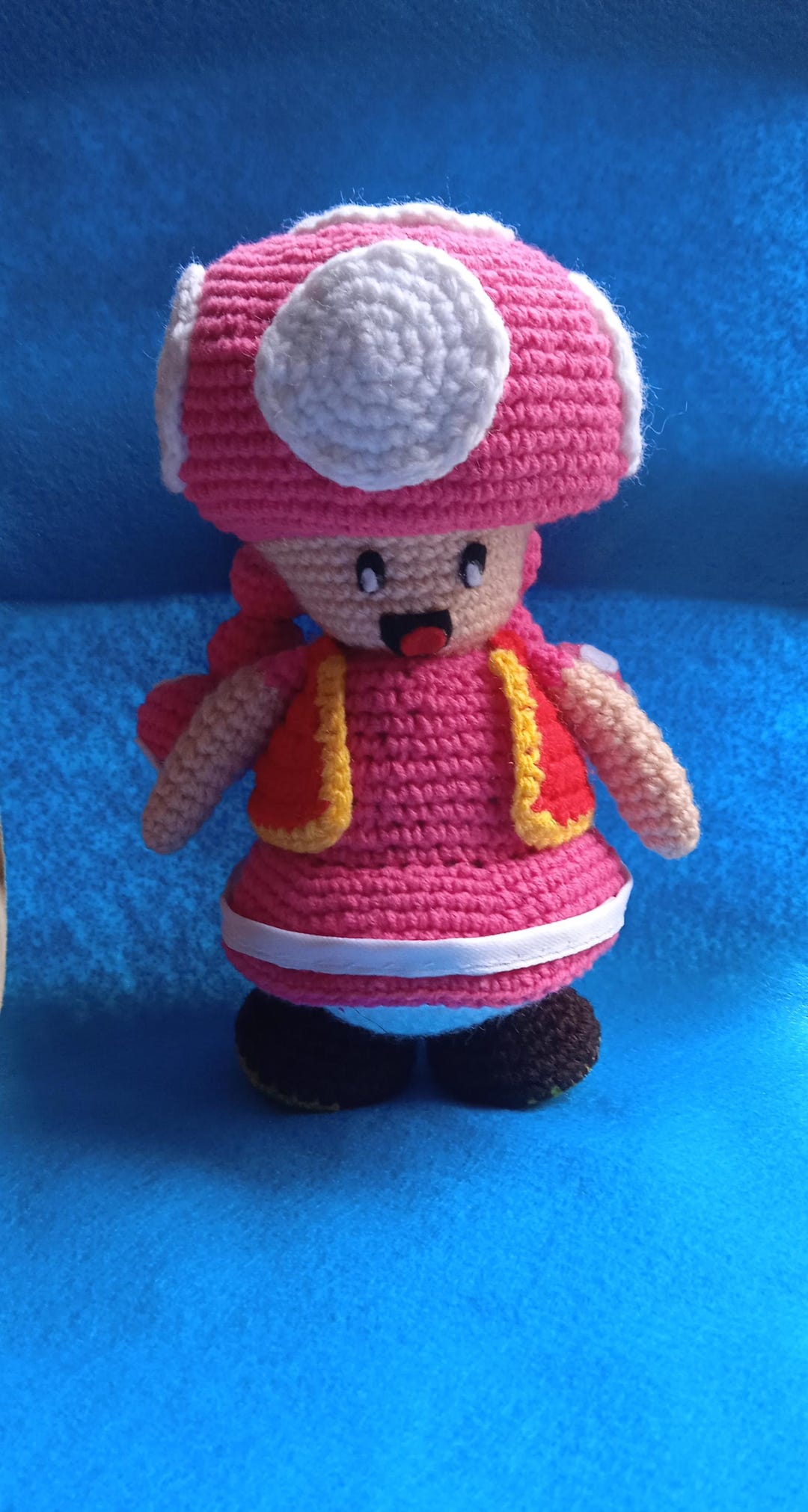 Toadette – Handmade Super Mario Character – 23 Cm - Etsy