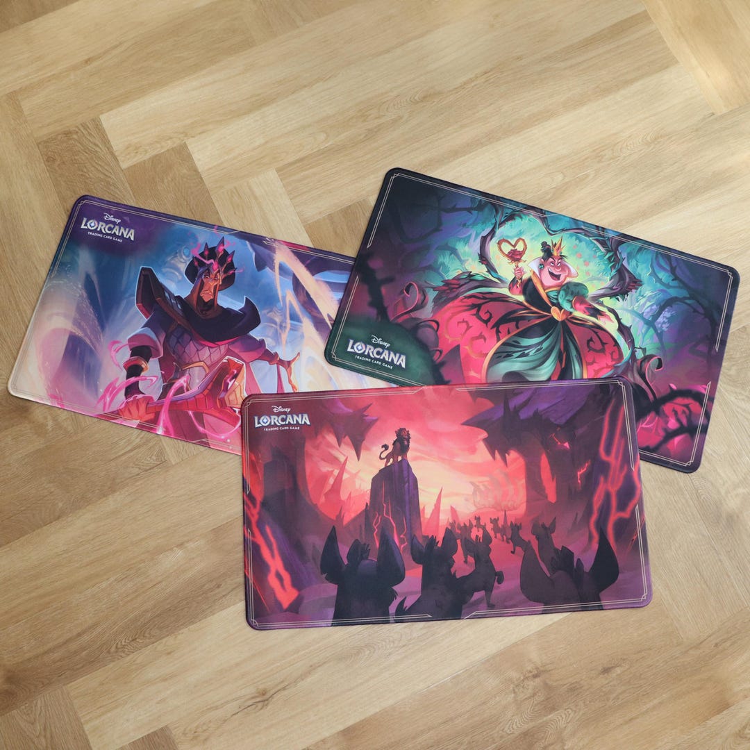 Disney Lorcana Playmat – Villains ~ Evil Queen, Be Prepared, Jafar - Etsy