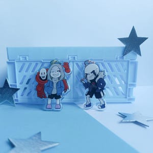 Undertale Au's Acrylic Epoxy Charm Error, Ink, Cross, Geno, Fresh ...