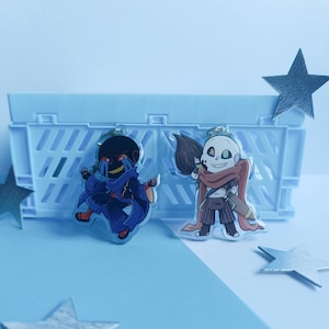 Undertale Au's Acrylic Epoxy Charm Error, Ink, Cross, Geno, Fresh ...
