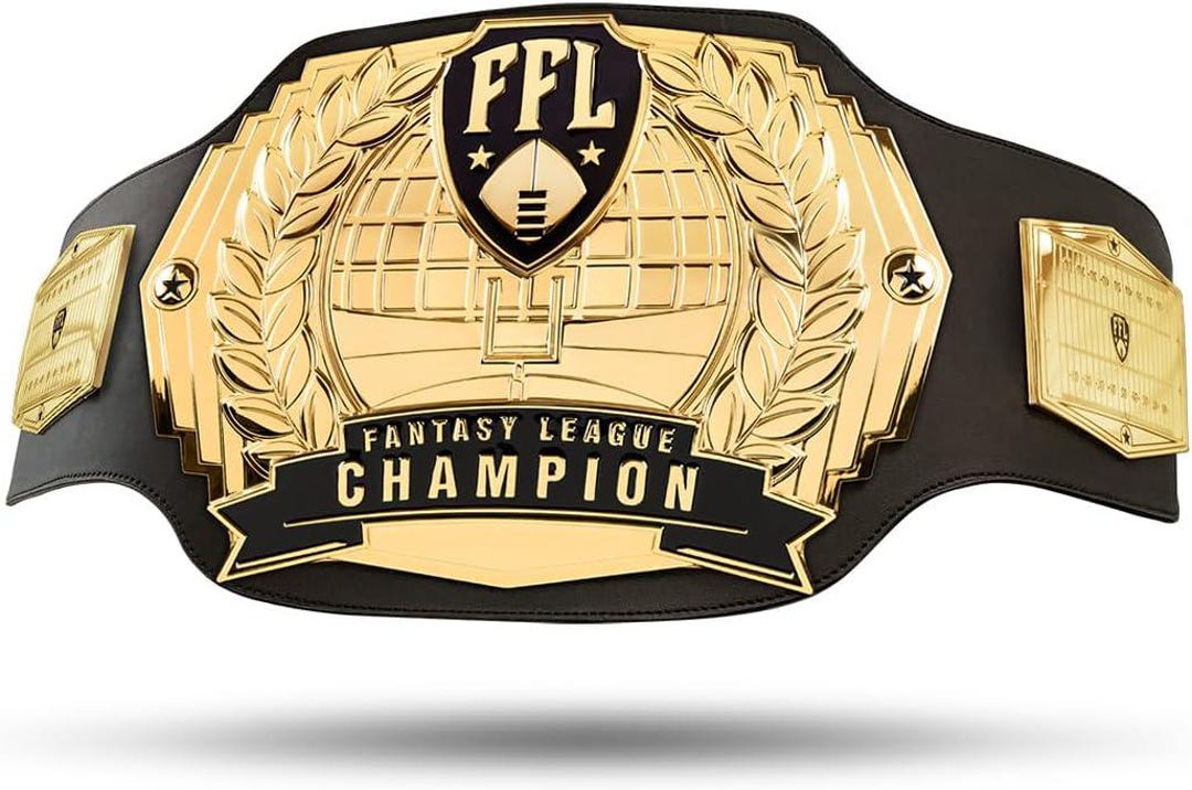 Undisputed Ffl Championship Wrestling Belt Trophysmack Fantasy Football ...