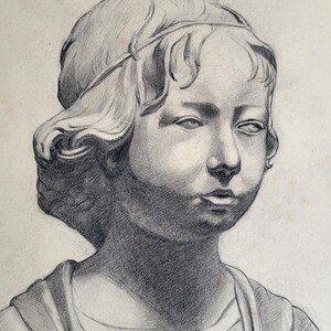 Original Graphite Artwork C.1930 Graphite Drawing, Professional Artist ...
