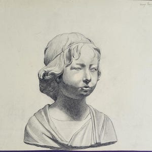 Original Graphite Artwork C.1930 Graphite Drawing, Professional Artist ...