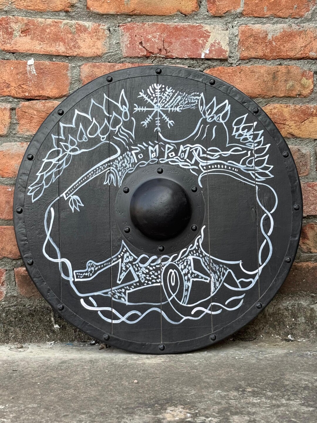 Tree of Life Shield, Wooden Viking Shield Fantasy Tree Shield Viking ...