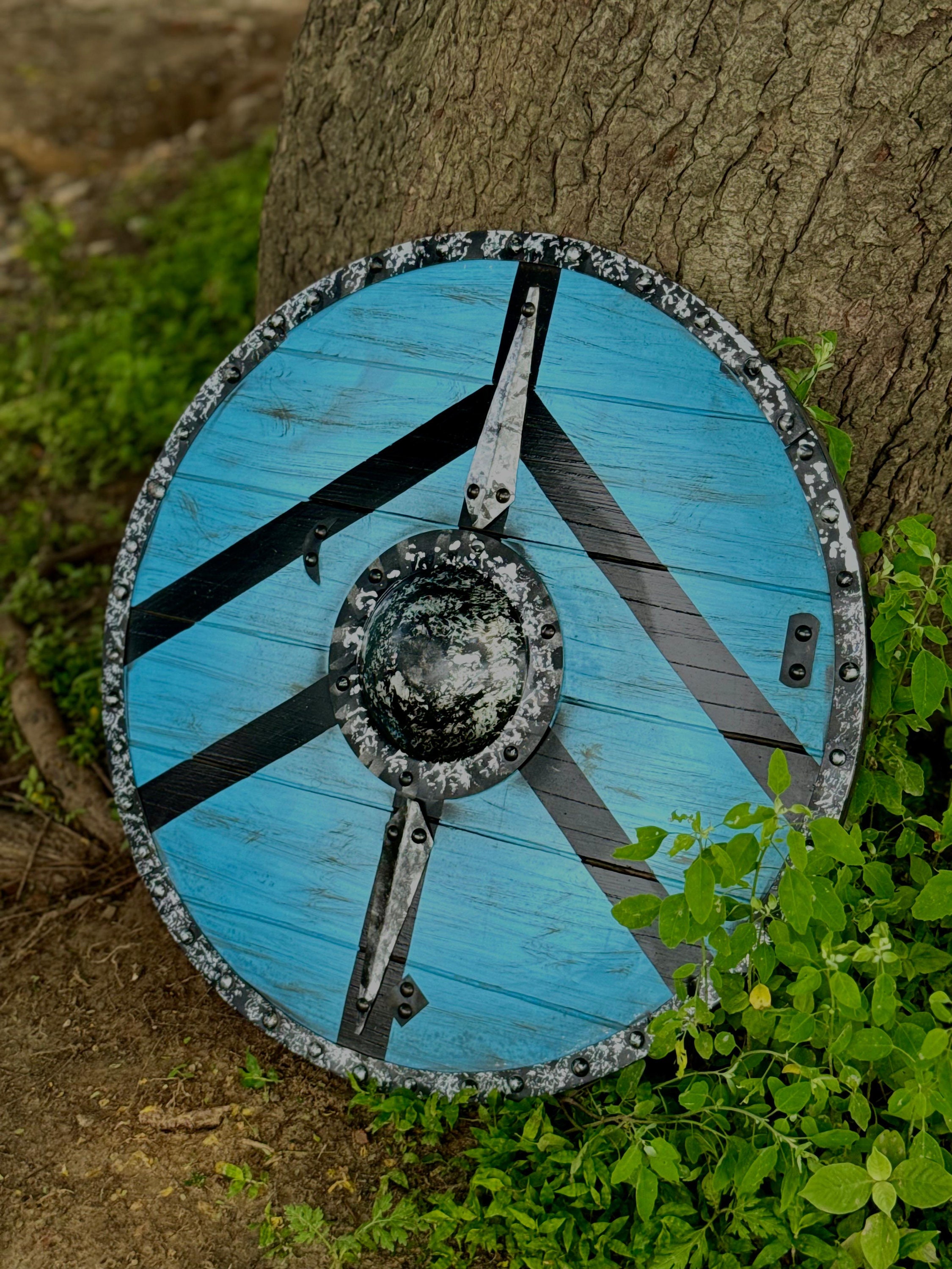 Medieval Raven Valhalla Viking Shield, Ragnar,viking Gift, Battle Ready ...