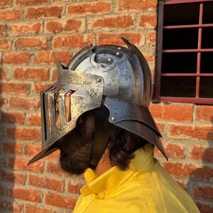 Medieval Larp Armor Dark Souls Inspired Helmet Alva Knight Helmet ...