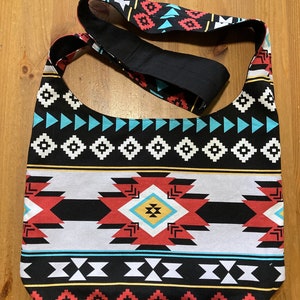 Crossbody Bag With Geometric Pattern. - Etsy