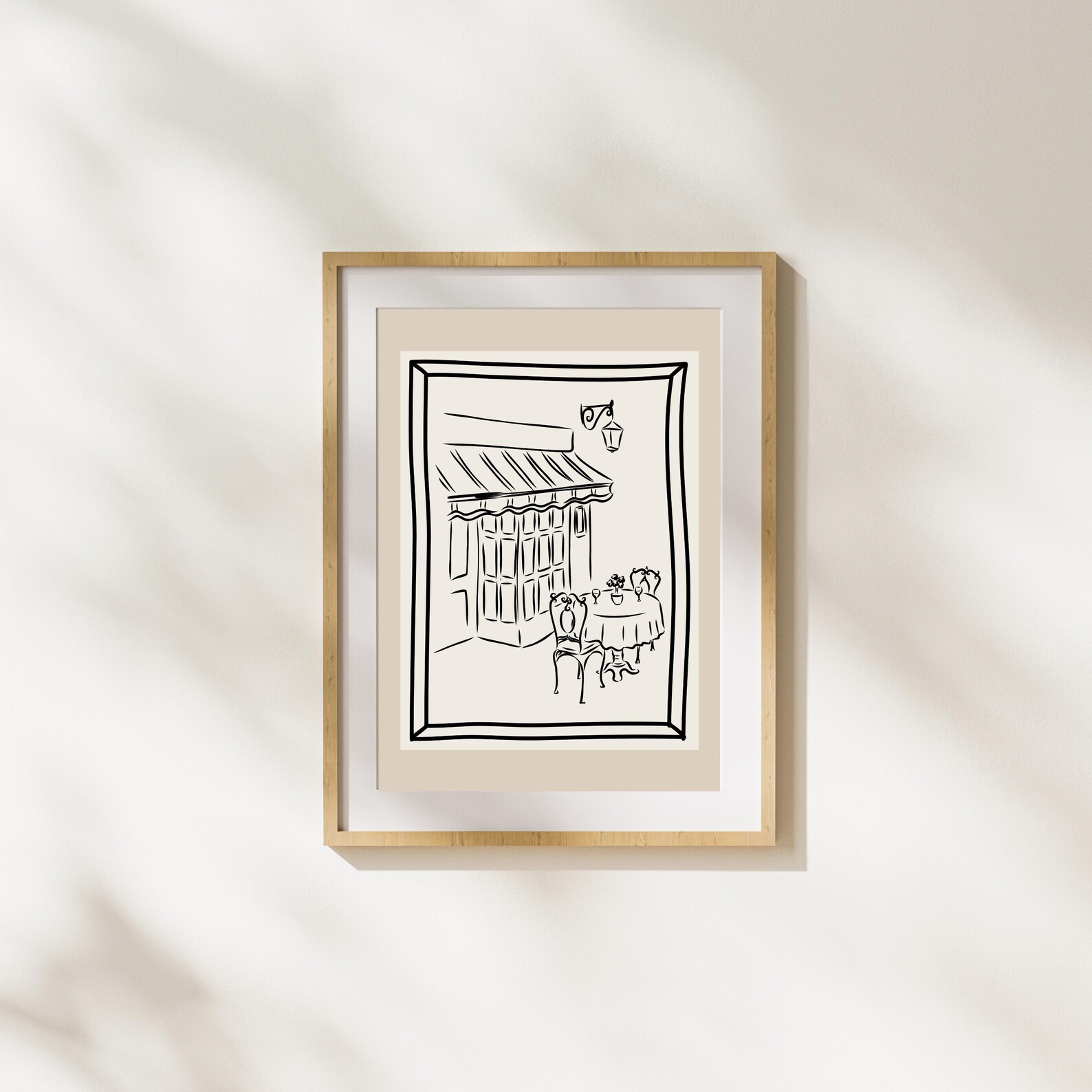 Cafe Wall Art, Printable Wall Art, Art Print, Printable Art, Digital ...