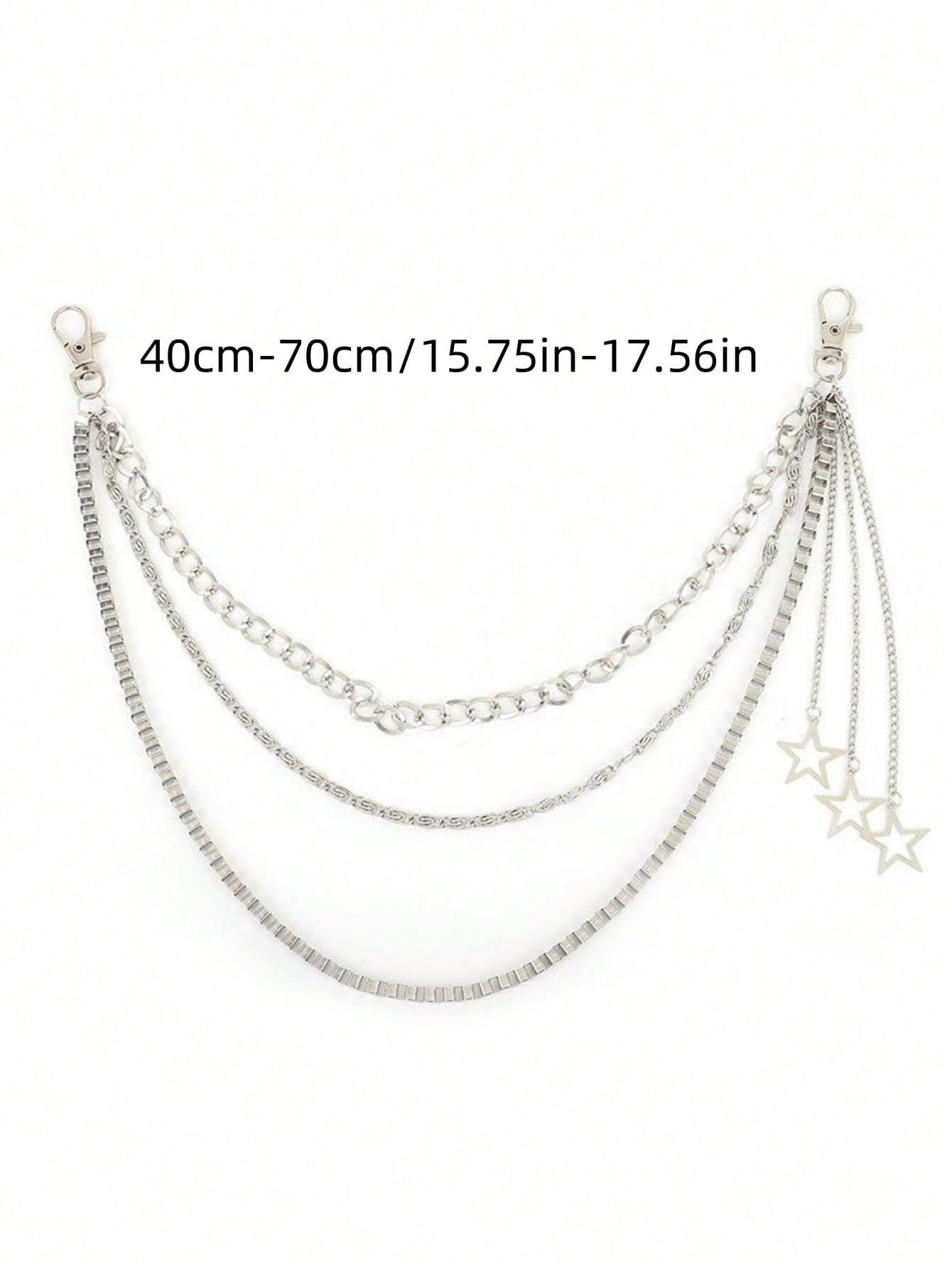 Women's Waist Chain With Chains and Star Decorations, Punk Style, Ideal ...