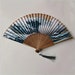 Japanese Folding Fan Handmade Decorative Kanagawa Wave Foldable Fan ...