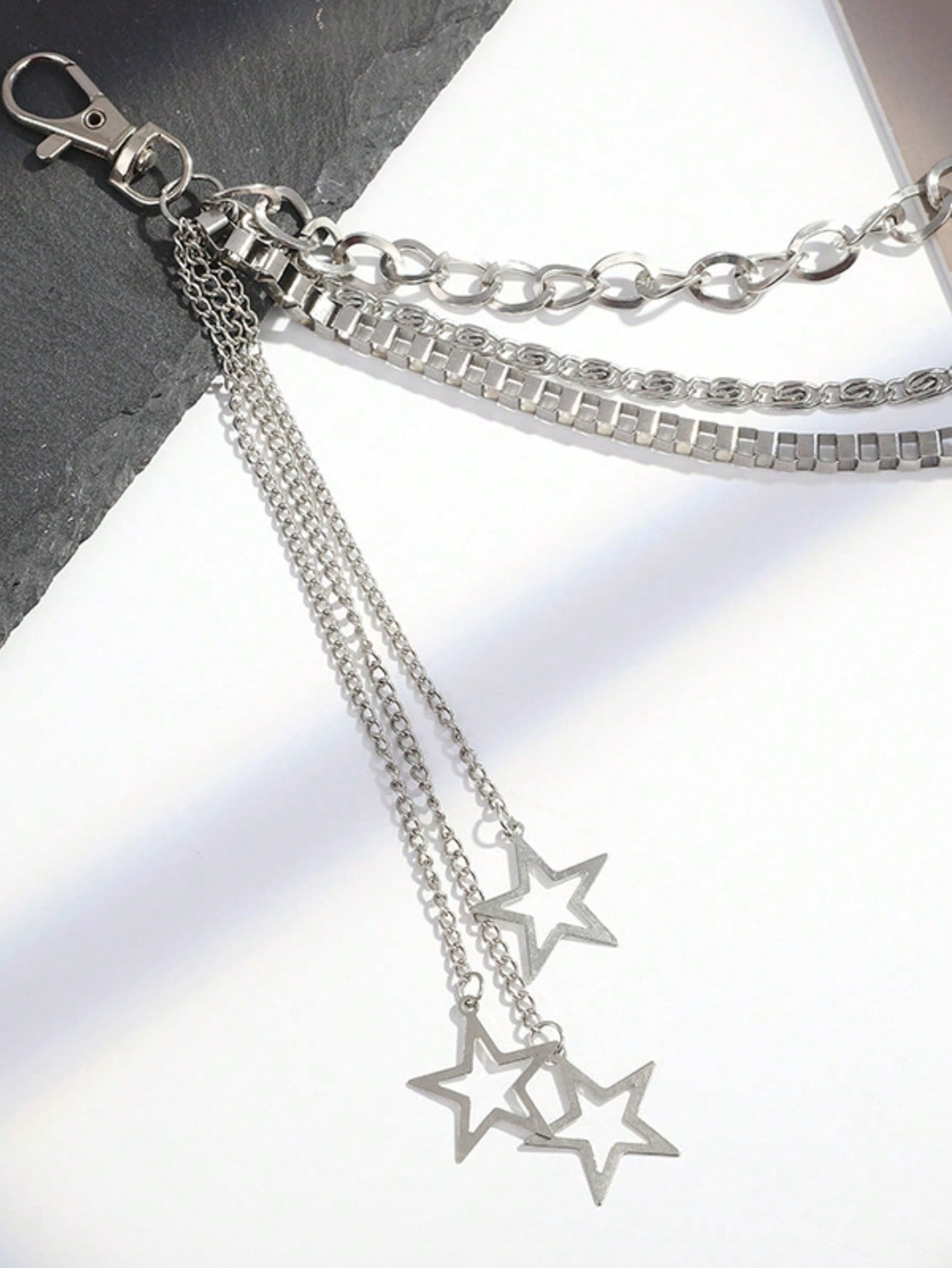 Women's Waist Chain With Chains and Star Decorations, Punk Style, Ideal ...