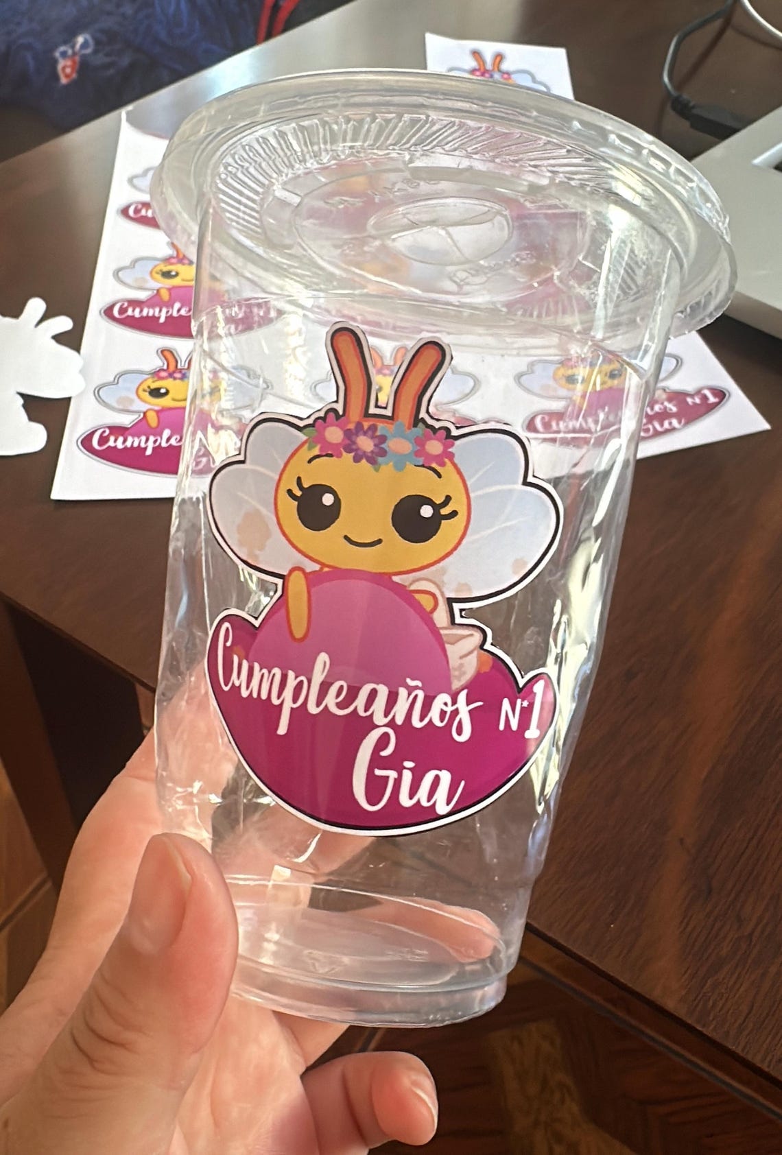 Abejita chiquitita PNG, archivo digital para cumpleaños o fiesta, bolsa ...