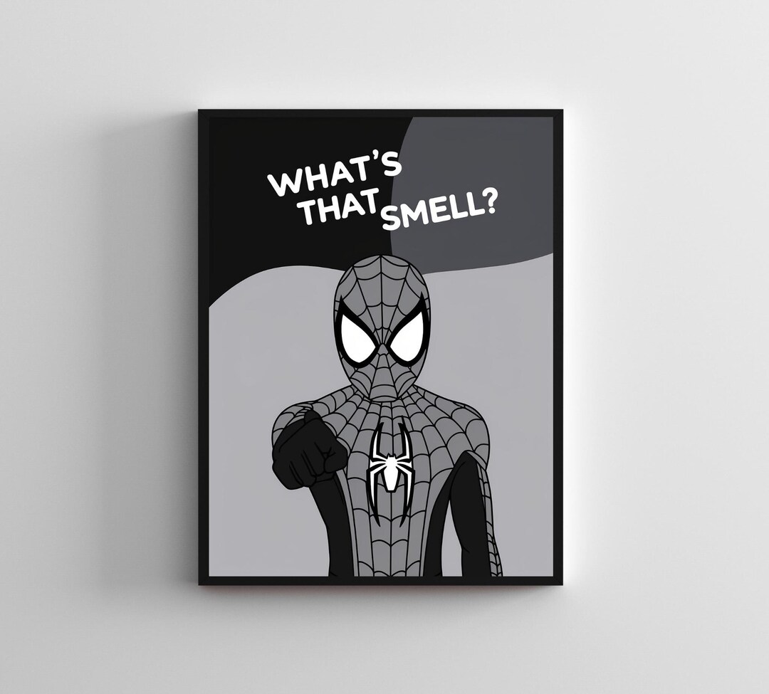 Spider-man Toilet Art, Funny Bathroom Decor, Marvel Wall Art, Cute ...