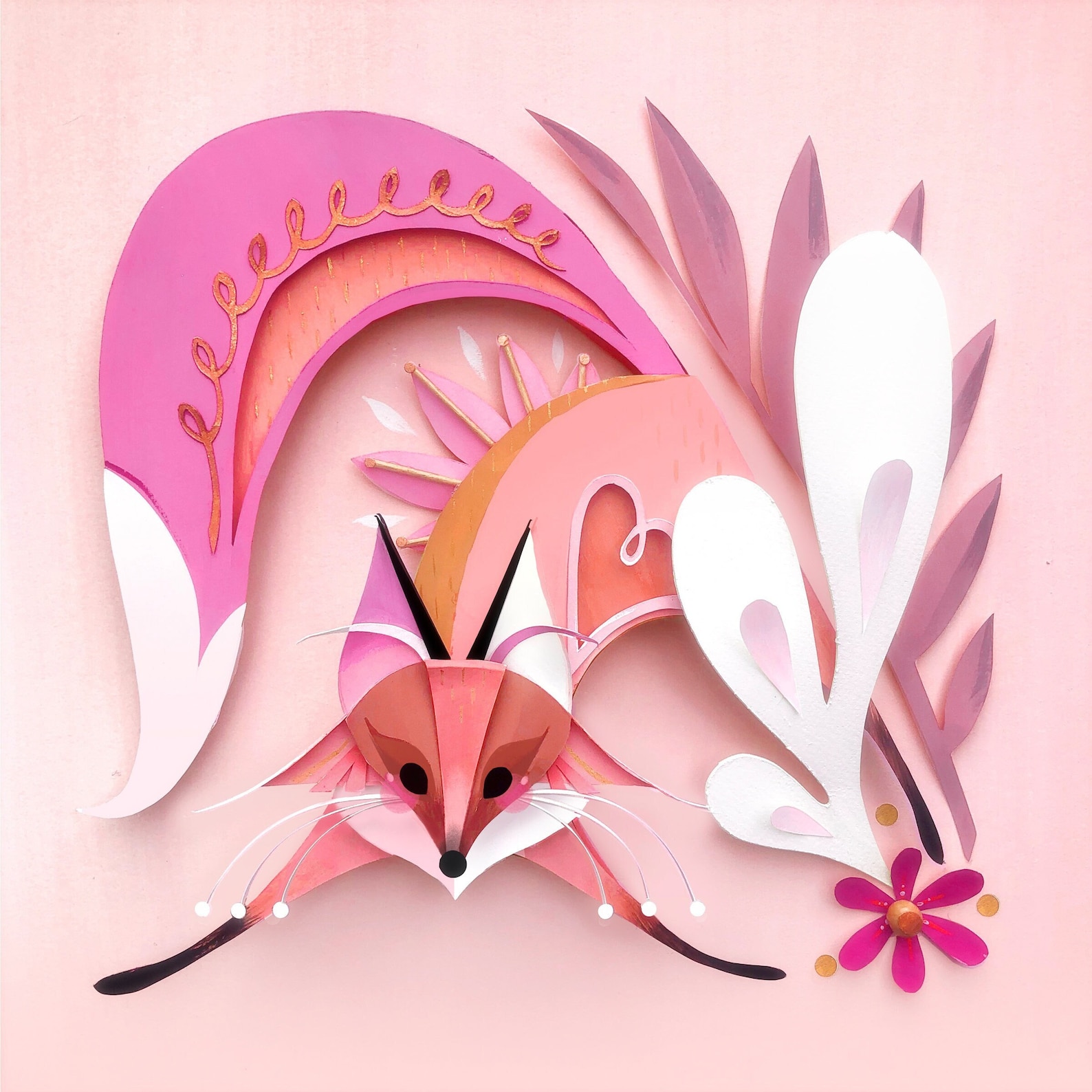 Sly Fox Print - Etsy