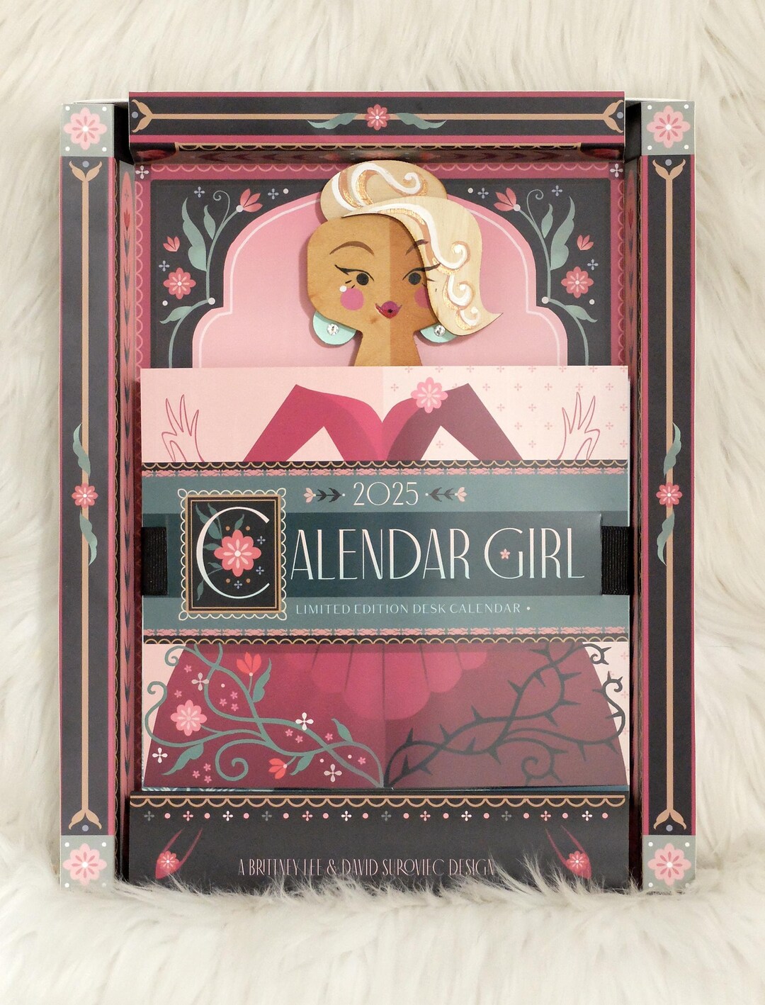 2025 Calendar Girl 39 of 500 Blonde With Earrings - Etsy