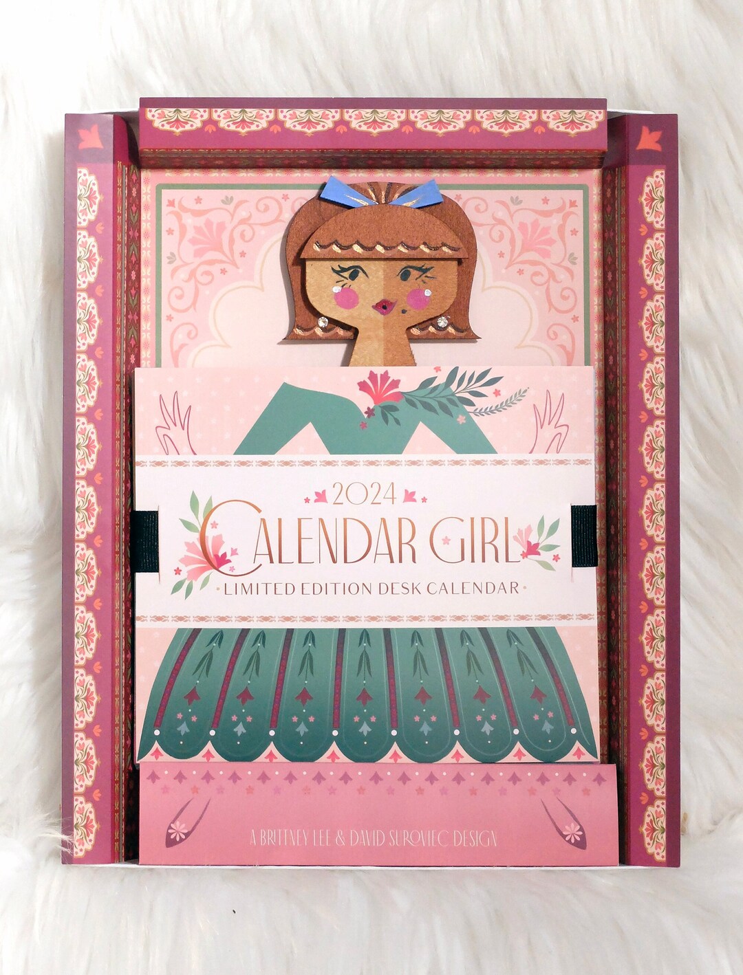 2024 Calendar Girl 86 of 500 Redhead With Bow - Etsy