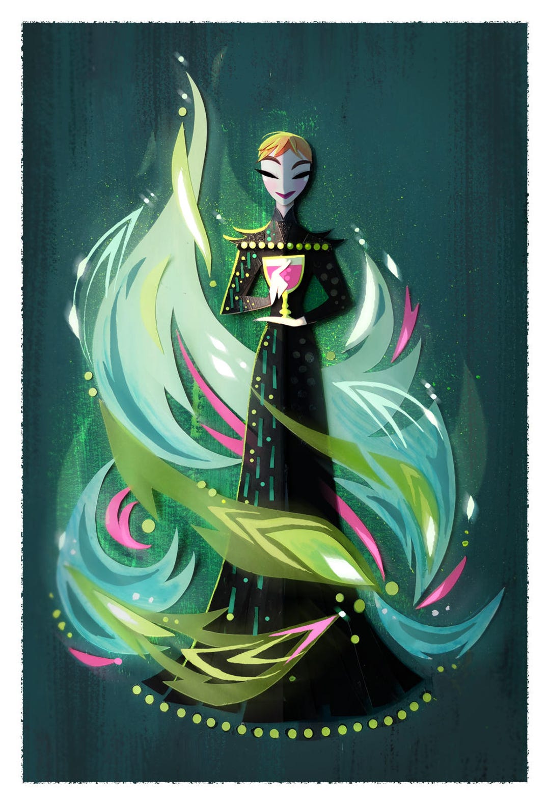 The Mad Queen Print - Etsy