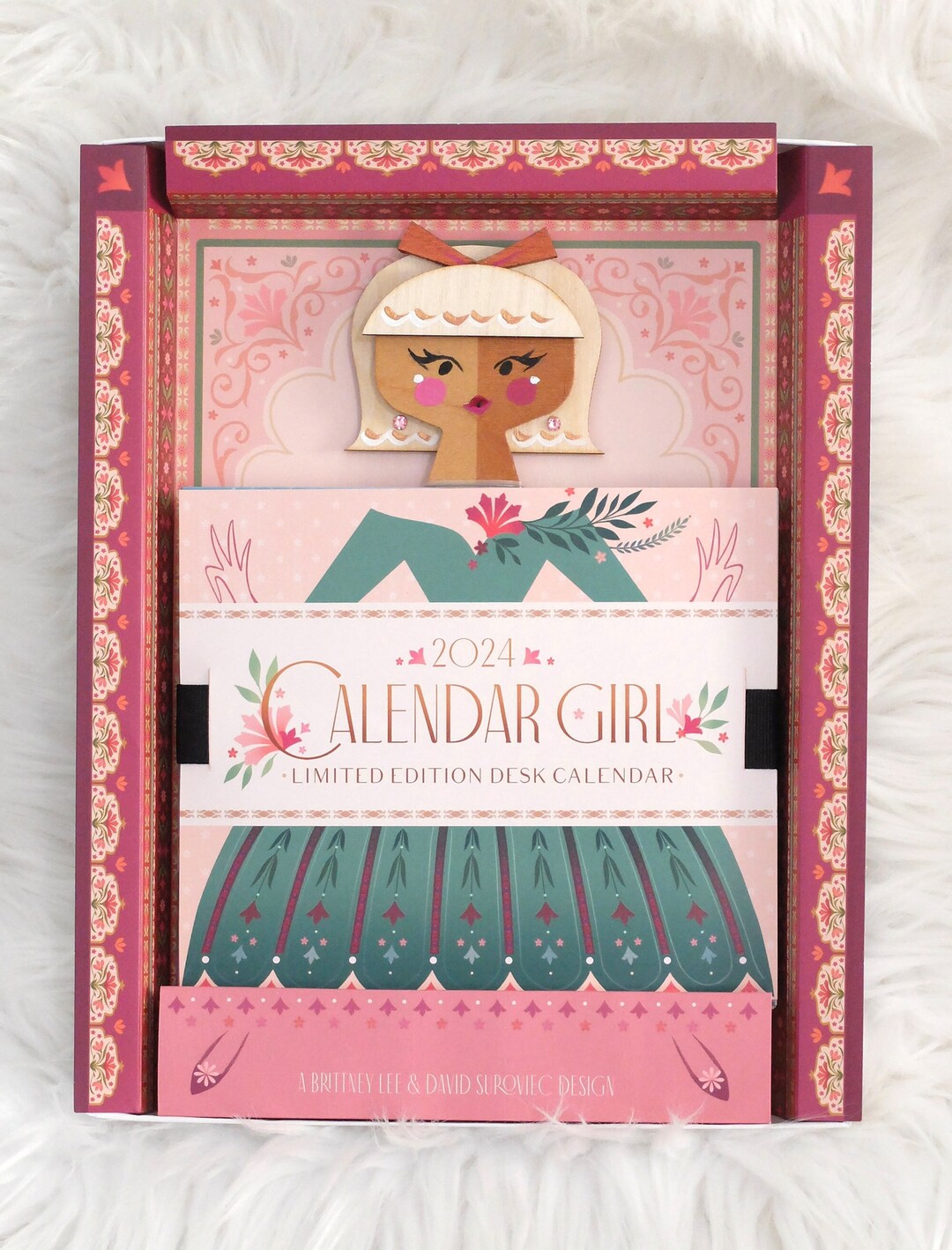 2024 Calendar Girl 457 of 500 Blonde With Bow - Etsy