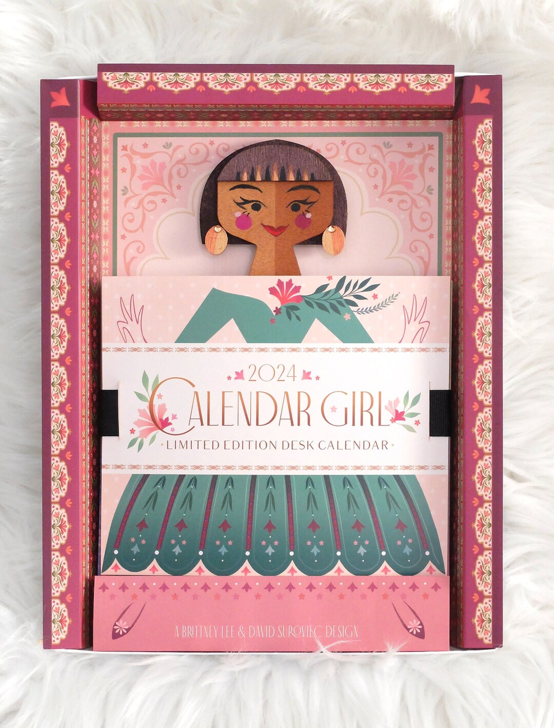 2024 Calendar Girl 435 of 500 Brunette With Earrings - Etsy