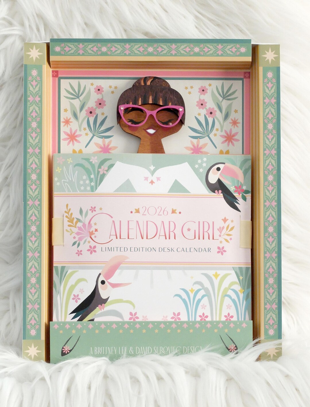 2026 Calendar Girl #70 of 300 - Brunette With Glasses - Etsy