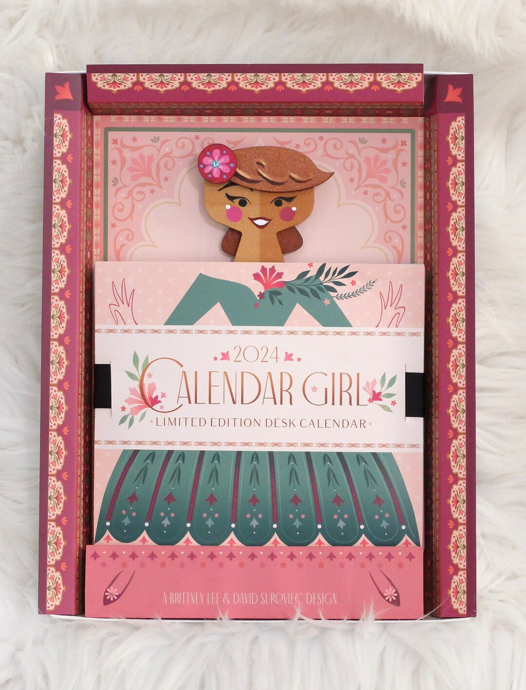 2024 Calendar Girl 499 of 500 Redhead With Flower - Etsy