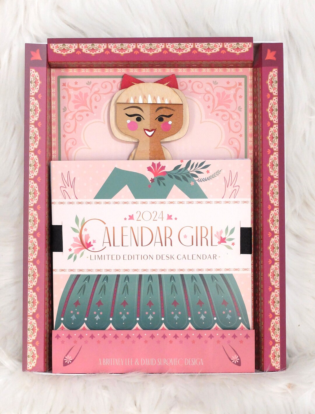 2024 Calendar Girl 302 of 500 Blonde With Bow - Etsy