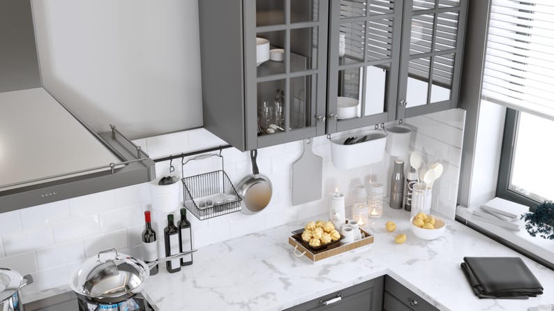 3D Kitchen Modelling, Interior Design, Realistic Render, 3D Rendering ...