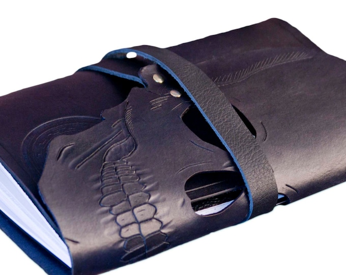 Grimoire, Necronomicon, Personalized Leather Notebook, Book of the Dead ...