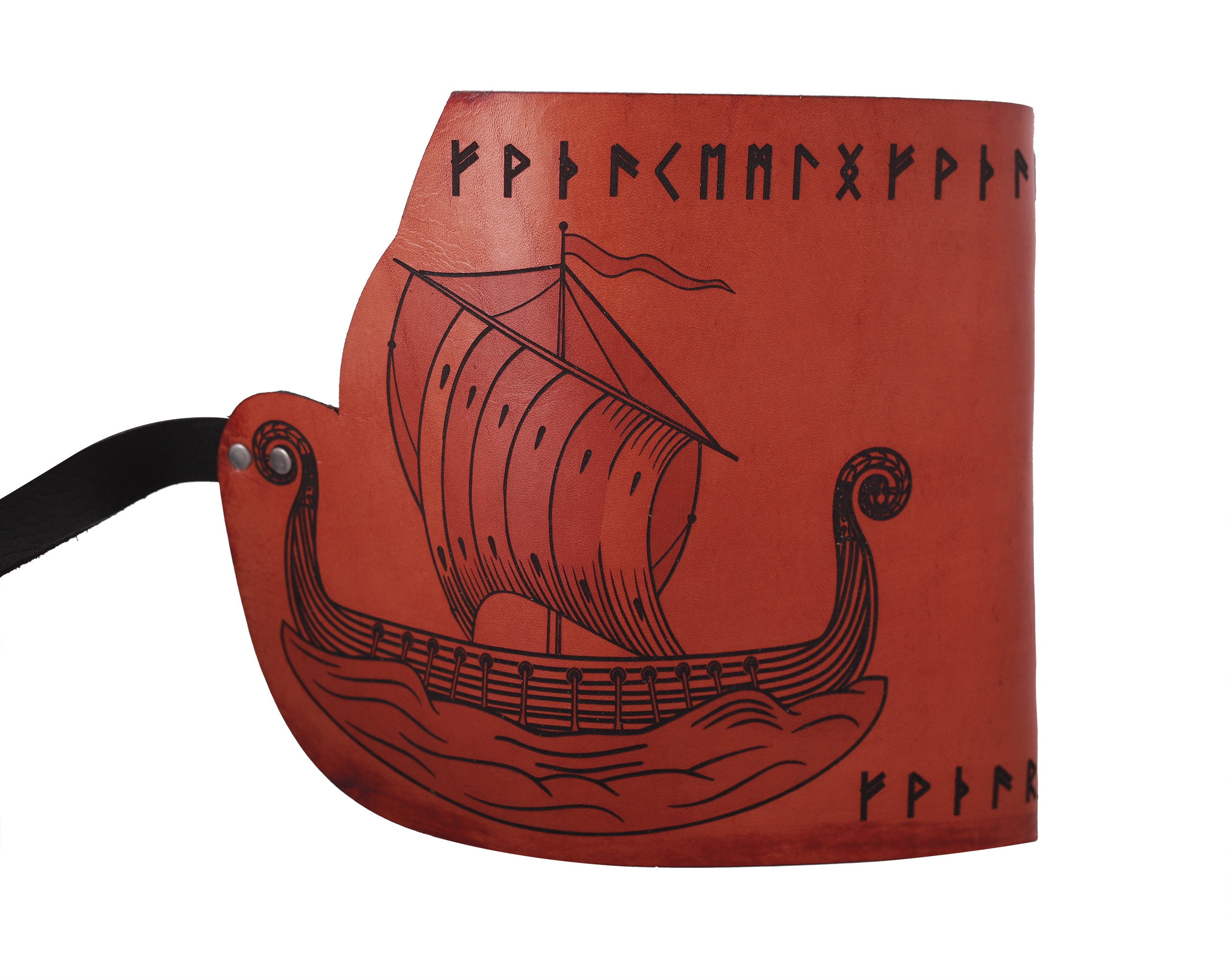 Viking ship journal Viking boat leather book Viking long | Etsy