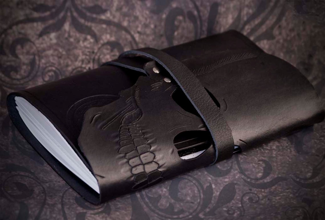 Grimoire Necronomicon Personalized Leather Notebook Book of - Etsy