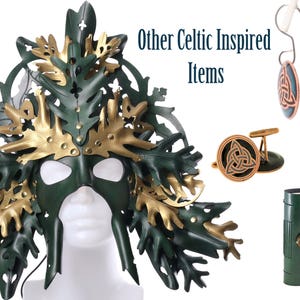 Green Man Mask, Medieval Mask, Greenman, Tree Mask, Green Masquerade ...