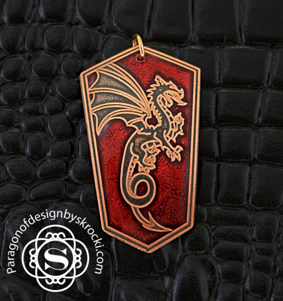 Dragon Pendant, Dragon Necklace, Dragon Jewelry, Fantasy Pendant ...