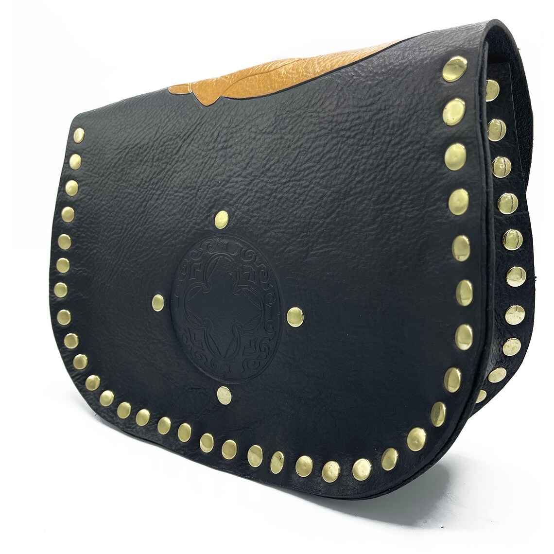 Gold Skull Purse Leather Realistic Skull Human Skull - Etsy