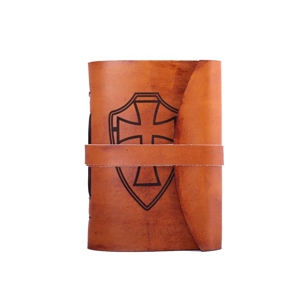 Templar Journal, Customized Journal, Antiqued Leather, Writing, Templar ...