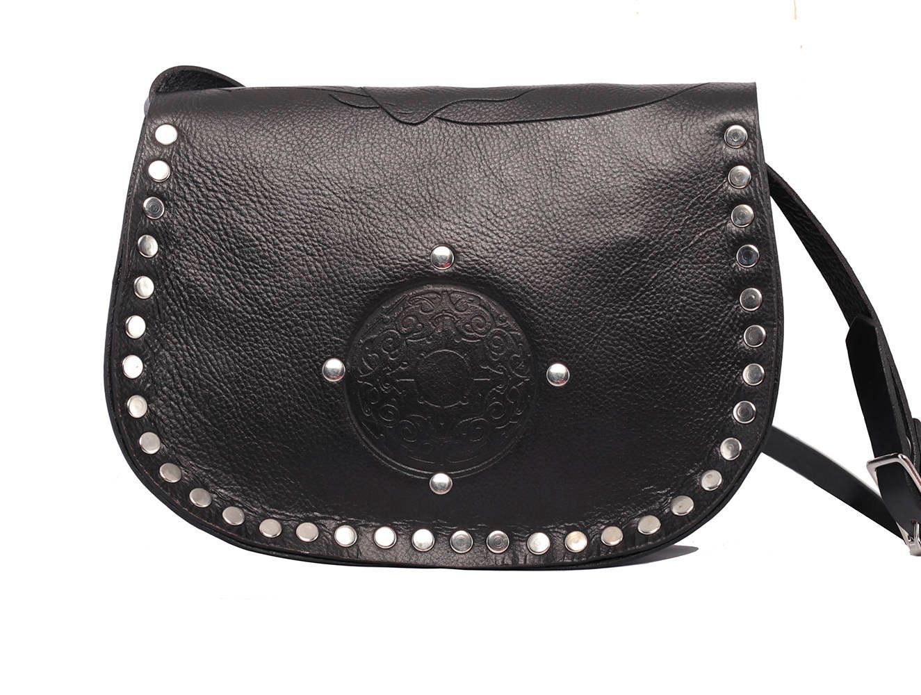 Human Skull Purse Realistic Human Skull Biker Bag Cross | Etsy