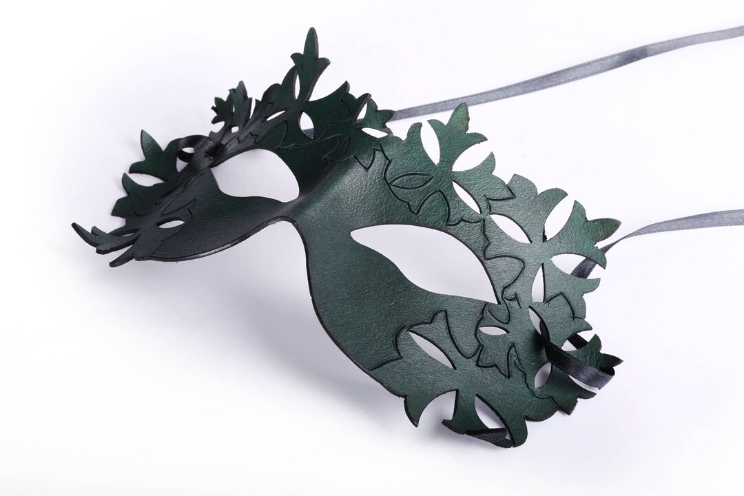 Small Leaf Mask, Festival Mask, Masquerade Masks, Masks for Sale ...