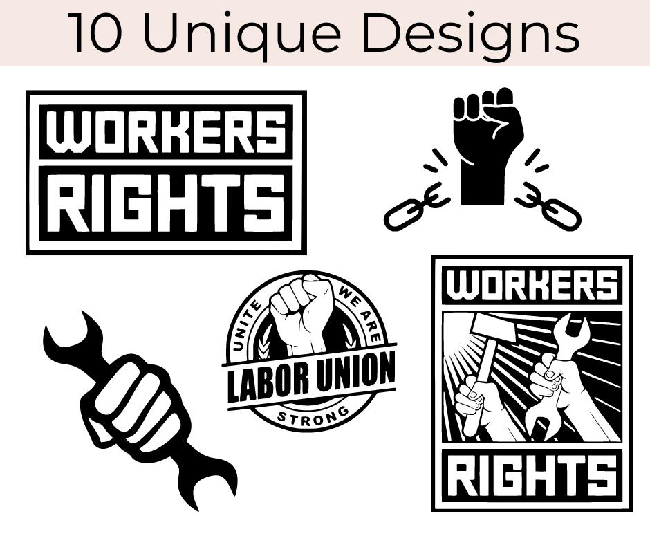 Worker's Rights SVG Pack - Digital Prints - Etsy
