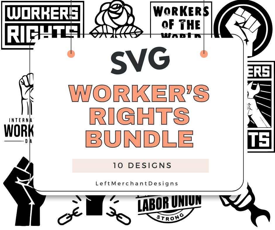 Worker's Rights SVG Pack - Digital Prints - Etsy