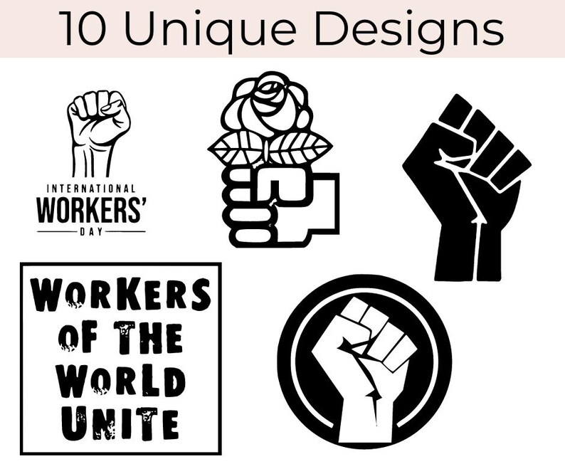 Worker's Rights SVG Pack - Digital Prints - Etsy