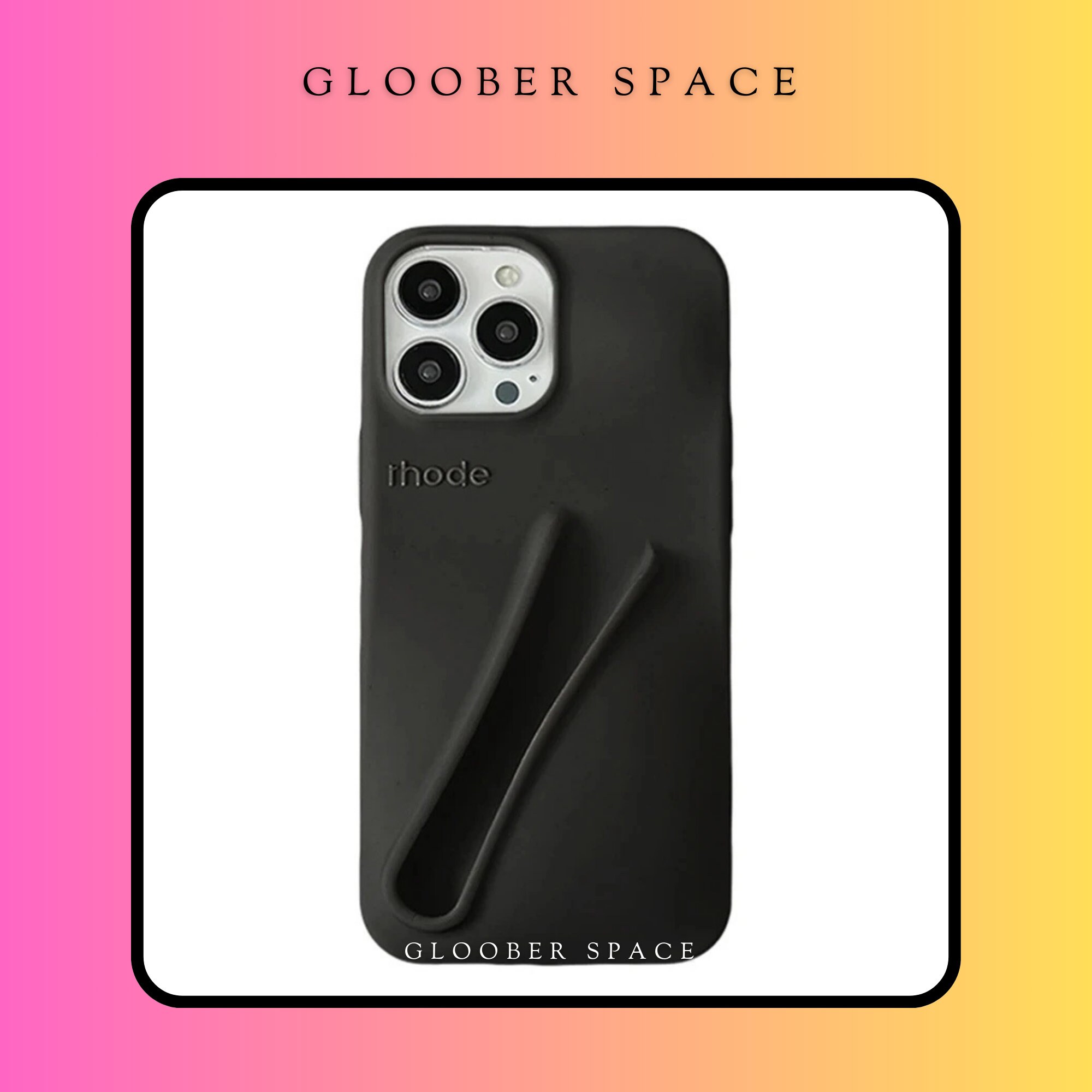 New Rhode iPhone Case Peptide Holder Beige Lipstick Holder Protection ...