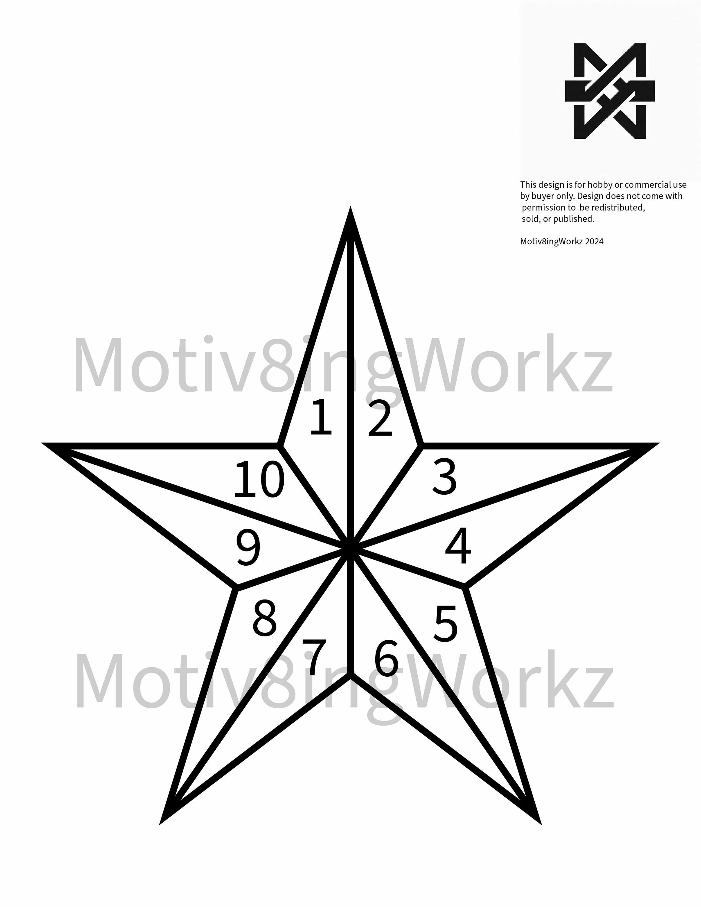 Star Pattern for Stained Glass Projects - Etsy