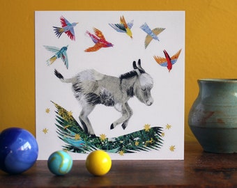 Donkey card | Etsy