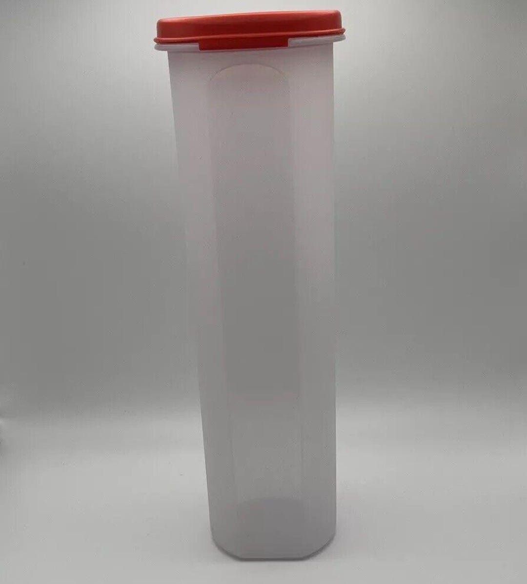 Tupperware Modular Mates Spaghetti Dispenser 1661-4 Red Lid USA 2/3 Set ...