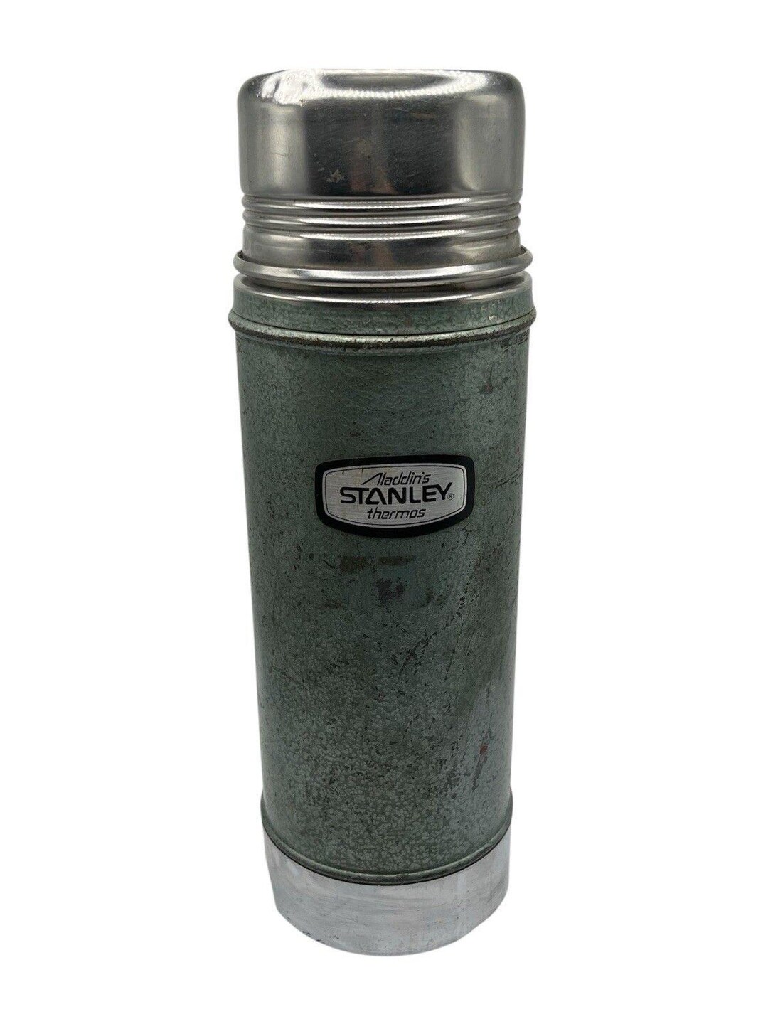 Vintage Aladdin's Stanley Thermos 1 Qt Wide Mouth Stainless Steel ...