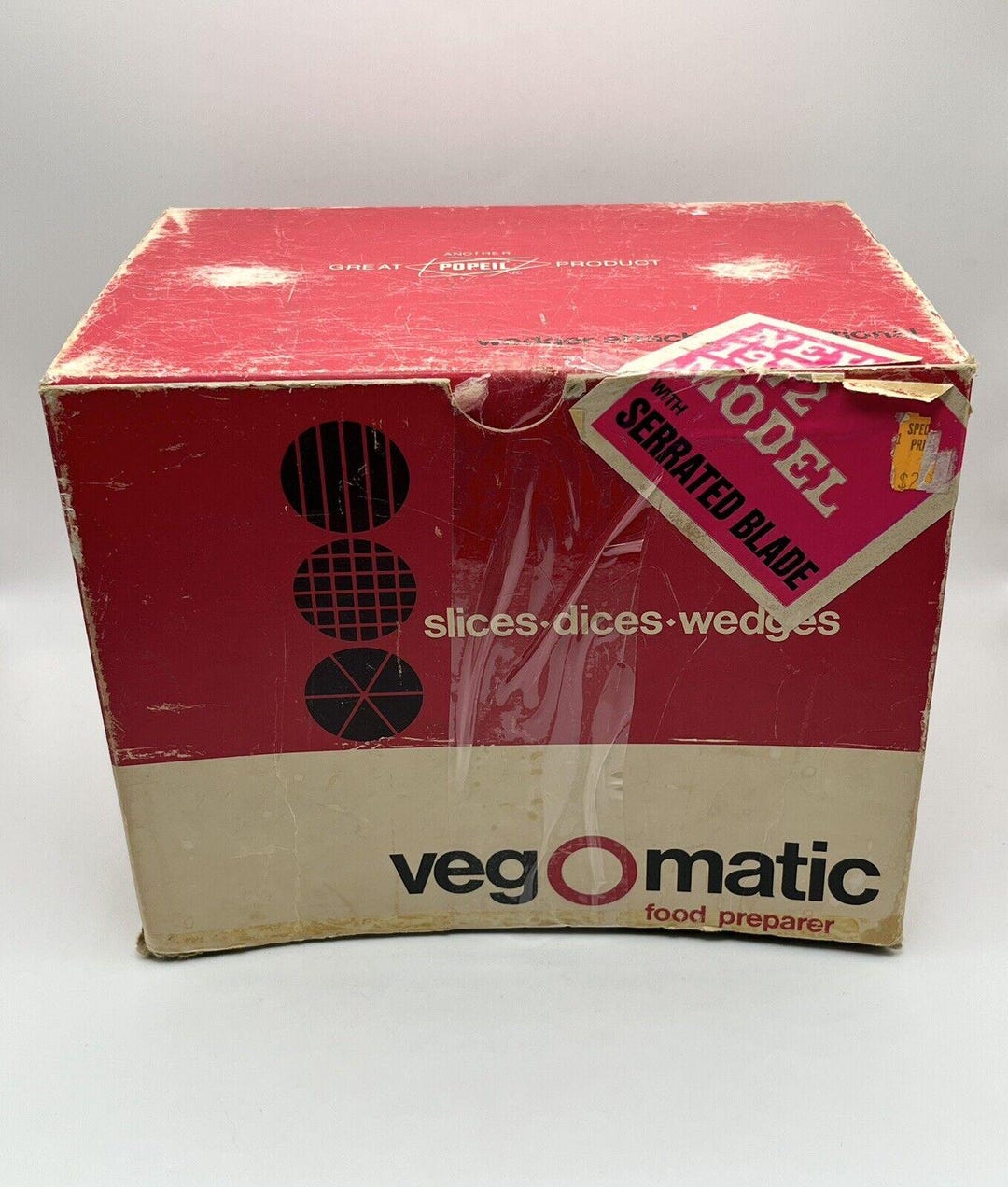Vintage 1969 POPEIL BROTHERS Veg-o-matic Food Preparer in Box W/ Manual ...