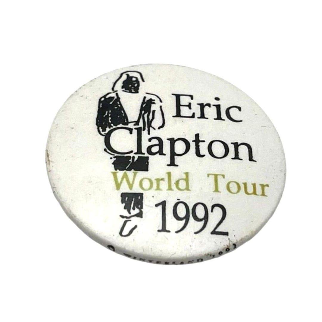 Vintage Eric Clapton 1992 World Tour Concert Pinback Button - Etsy