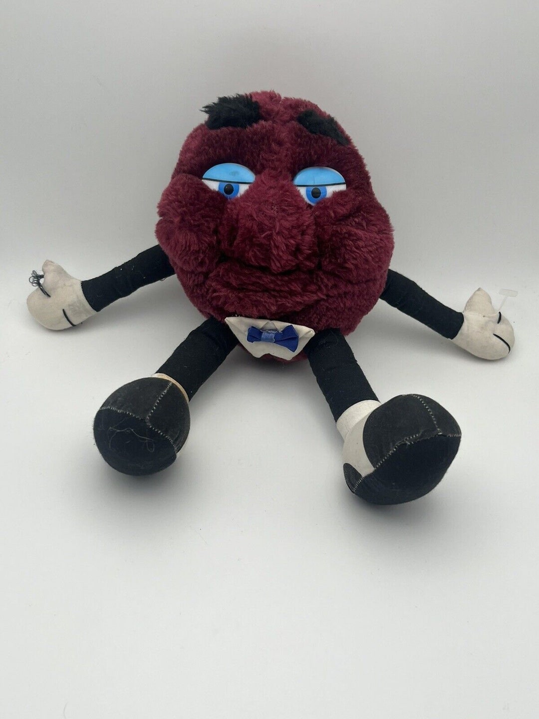 Vintage California Raisins Bow Tie Plush 1988 Acme Applause Collectible ...