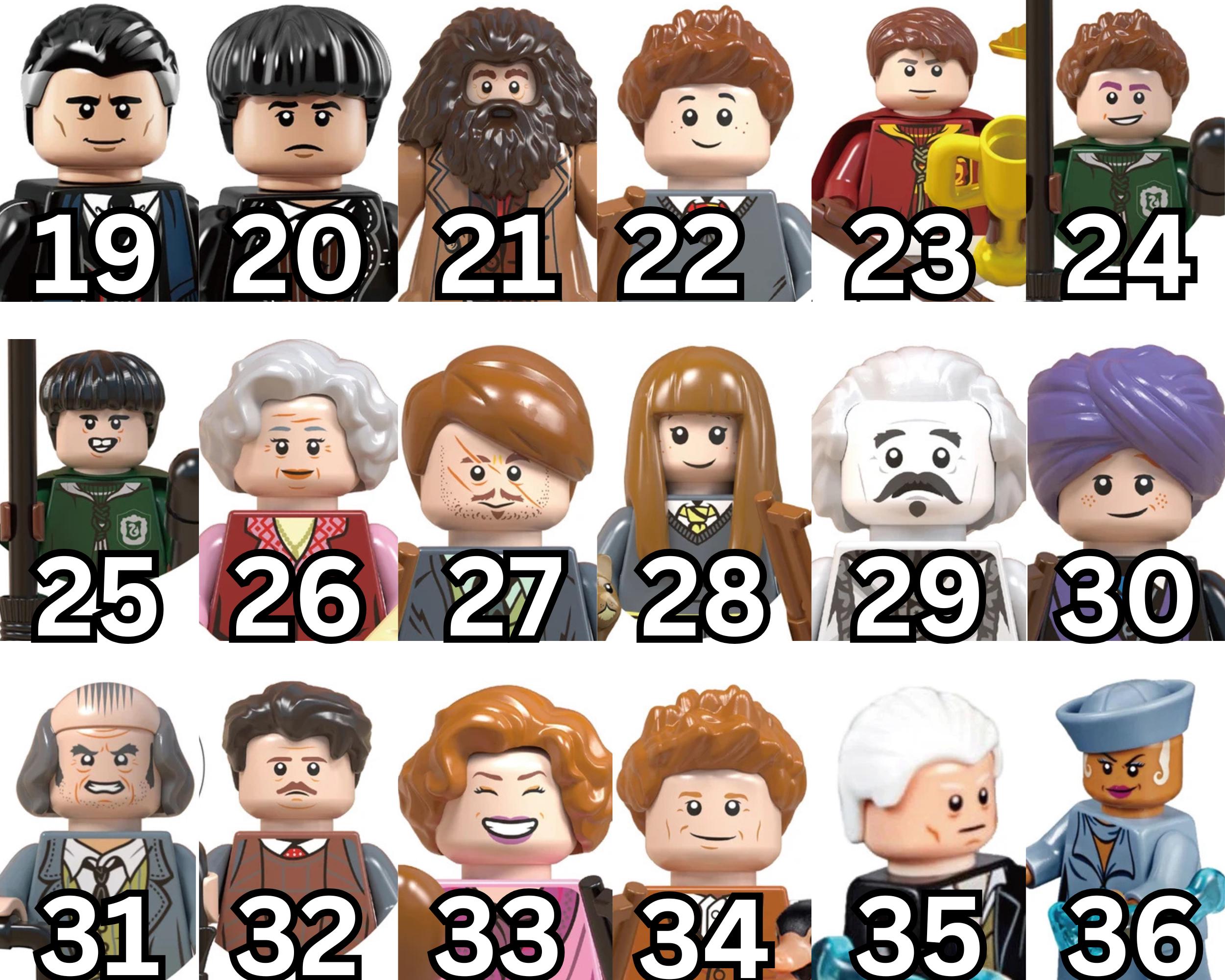Harry Potter Building Blocks Characters Collect Them All - Etsy