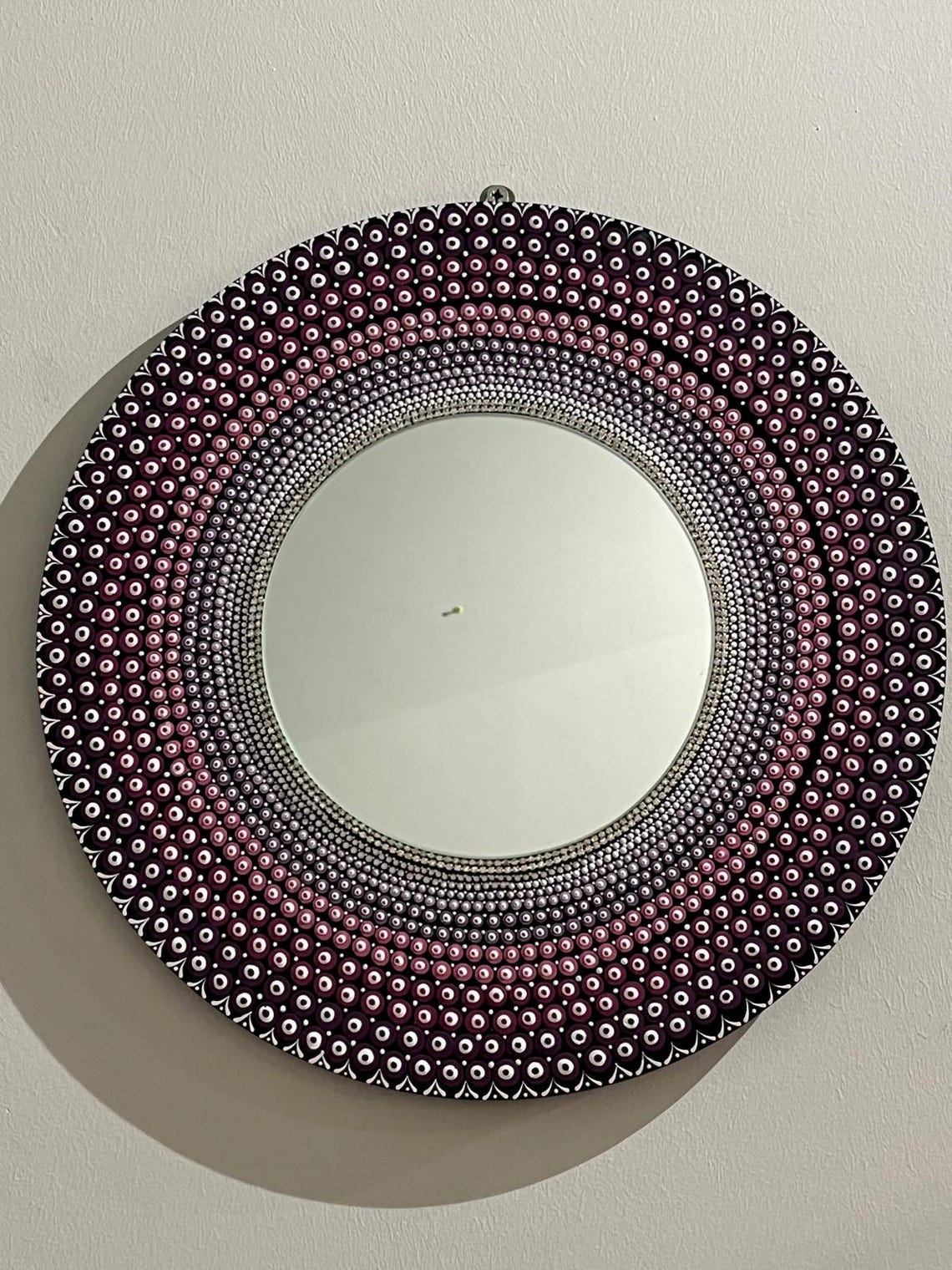 Handmade Dot Mandala Mirror, Mandala, Handmade, Mandala Mirror - Etsy