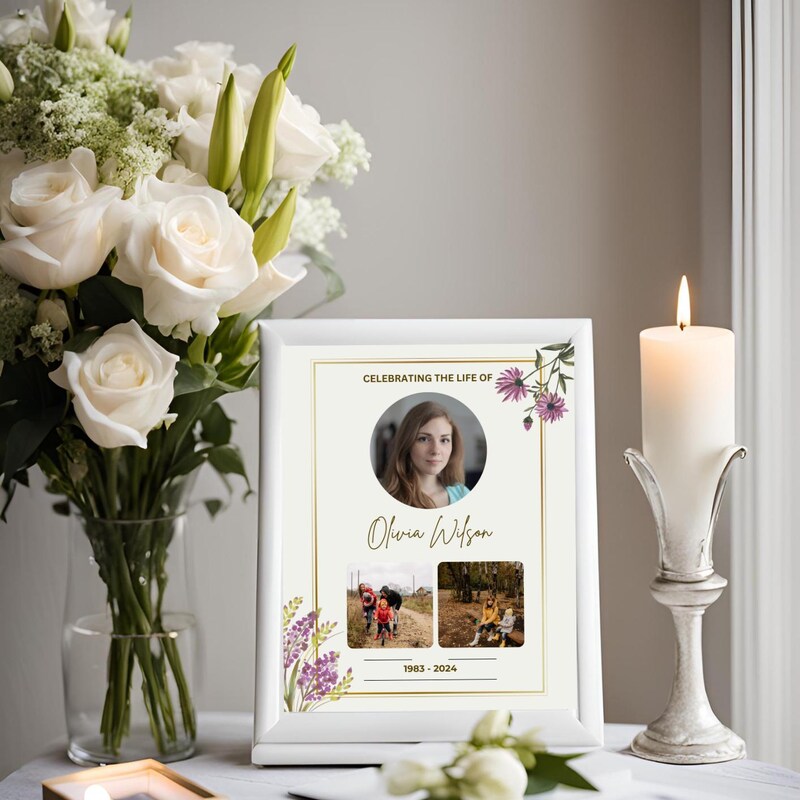 Memorial Photo Sign - Etsy